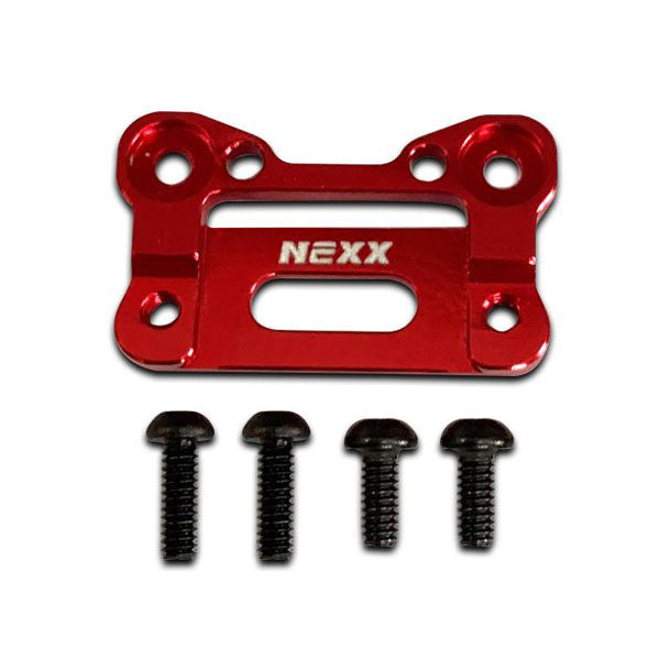 NX-202 Nexx Racing Alu Interchangeable Front Body Mount Base (RED) – Micro RC Syndicate